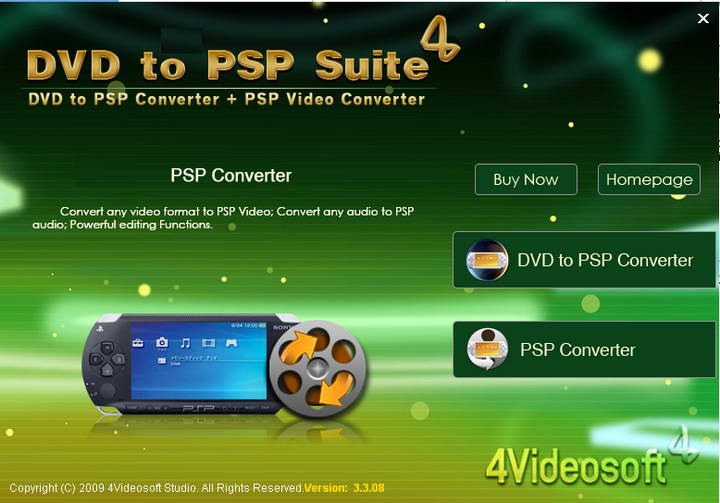 4Videosoft DVD to PSP Suite_官方电脑版_华军软件宝库